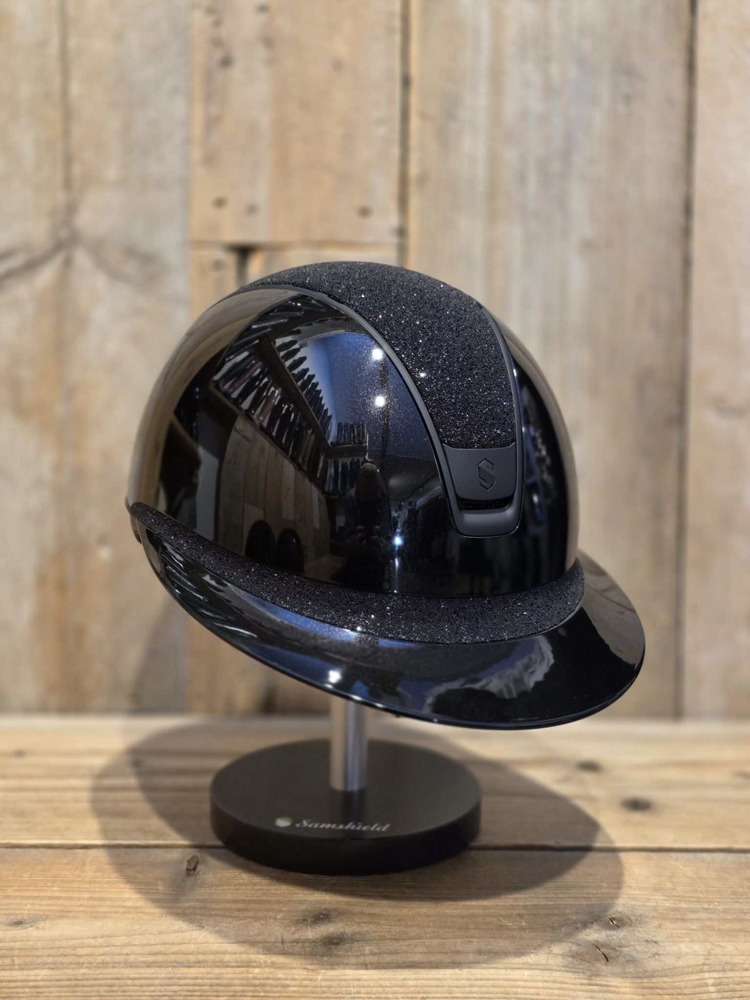 Levade Equestrian Samshield Miss Shield 2.0 Glossy Black Top & FB ...