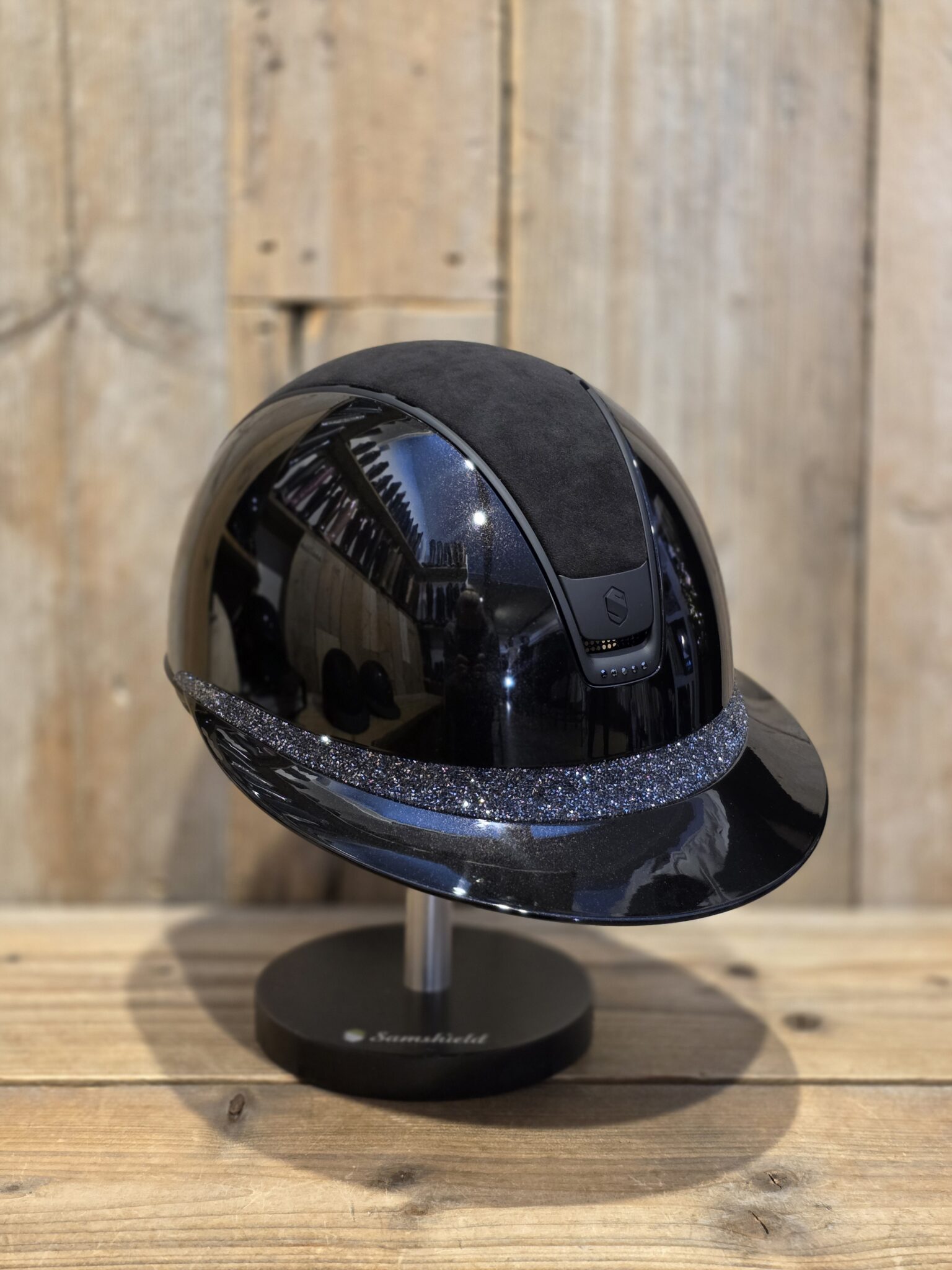 Levade Equestrian Samshield Miss Shield 2.0 Glossy Top Alcantara FB ...